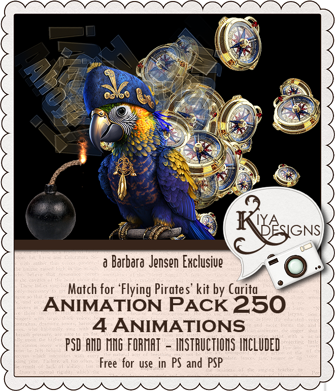 NEW Exclusive CC Flying Pirate – Barbara Jensen Tubes