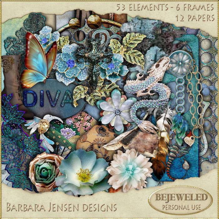 BJD Bejeweled Scrap Kit – Barbara Jensen Tubes